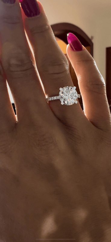 2.50 ct Eva Model Laboratuvar Pırlanta Tektaş Yüzük | IGI HRD ...